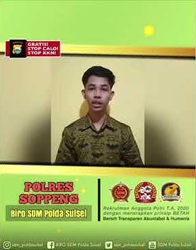 Rekrutmen Polri Dengan Prinsip BETAH - YouTube