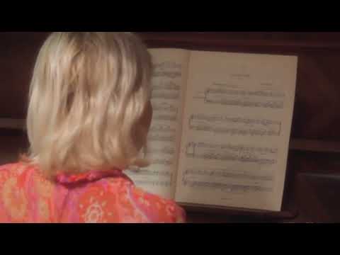 cute russian teen monroe playing piano - 1