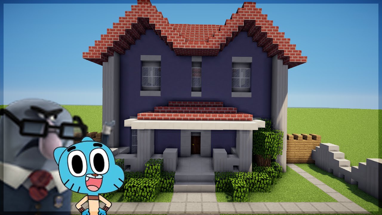 Minecraft: Construindo a Casa dos Robinsons (GUMBALL) - YouTube
