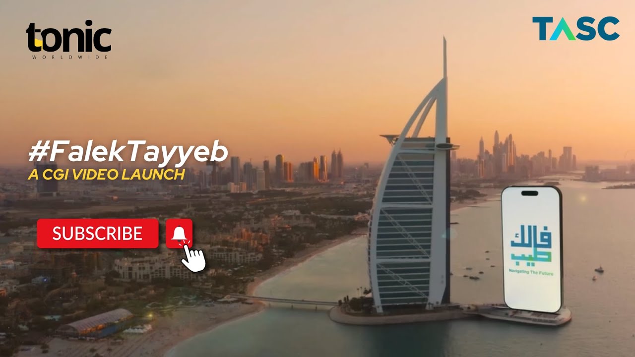 CGI Video to Announce New App Launch in UAE | #FalekTayyeb | TASC X ...