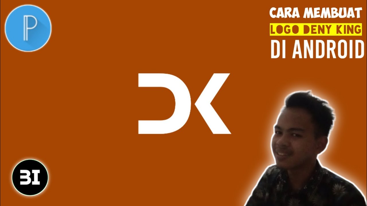 Cara Membuat logo Seperti DENY KING Mudah - YouTube