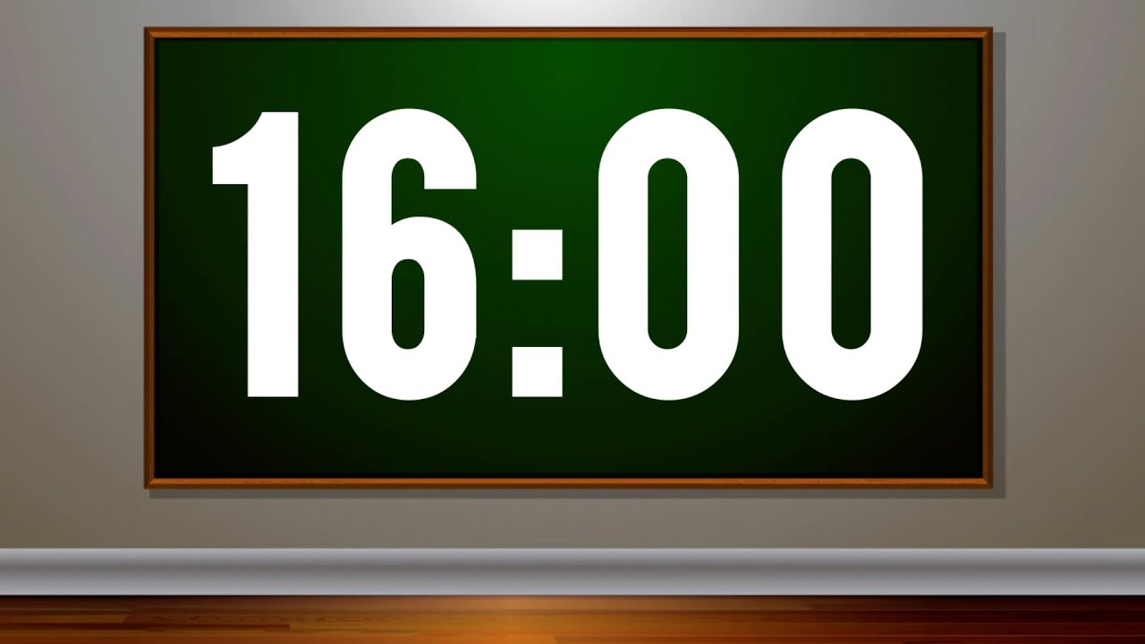 16 Minute Timer with Pop Music For Kids 🎵 Fun Timer for Classrooms ...