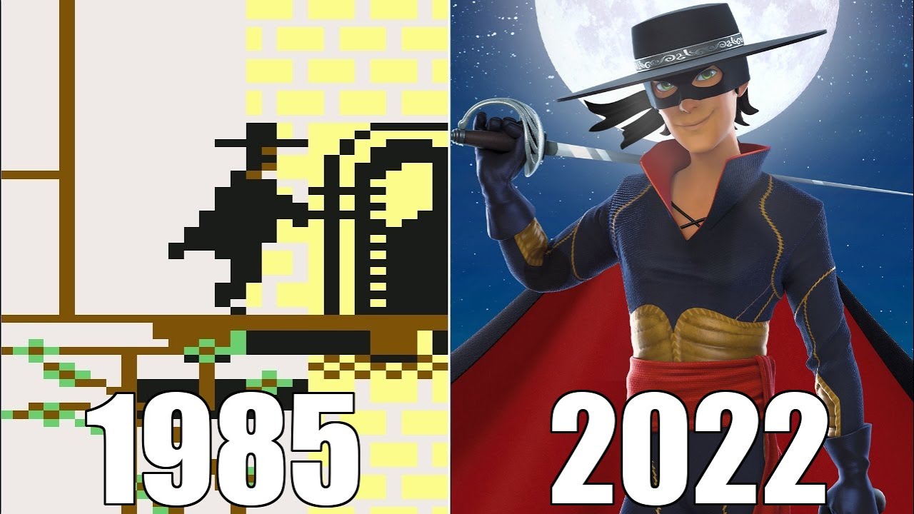 Evolution of Zorro Games [1985-2022] - YouTube