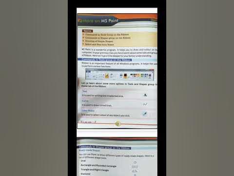 STD 3 Computer Ch-5 More on MS Paint Part-1 - YouTube