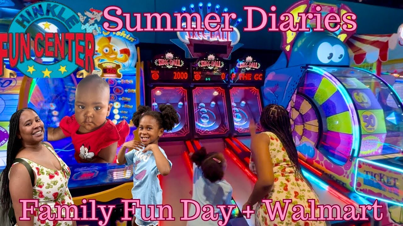 Vlog: Summer Break Day at the Fun Center + Shop With Me at Walmart ...