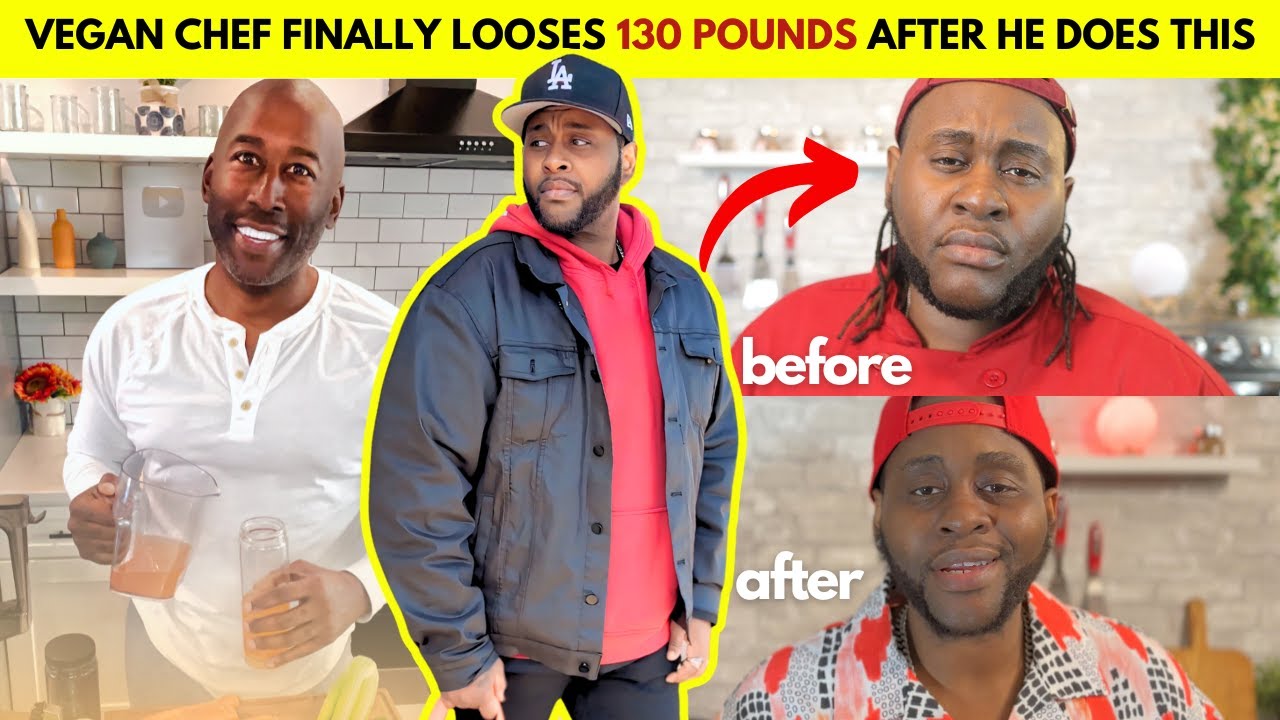 Overweight Vegan FINALLY Looses 130 POUNDS AFTER HE DOES THIS! Being ...