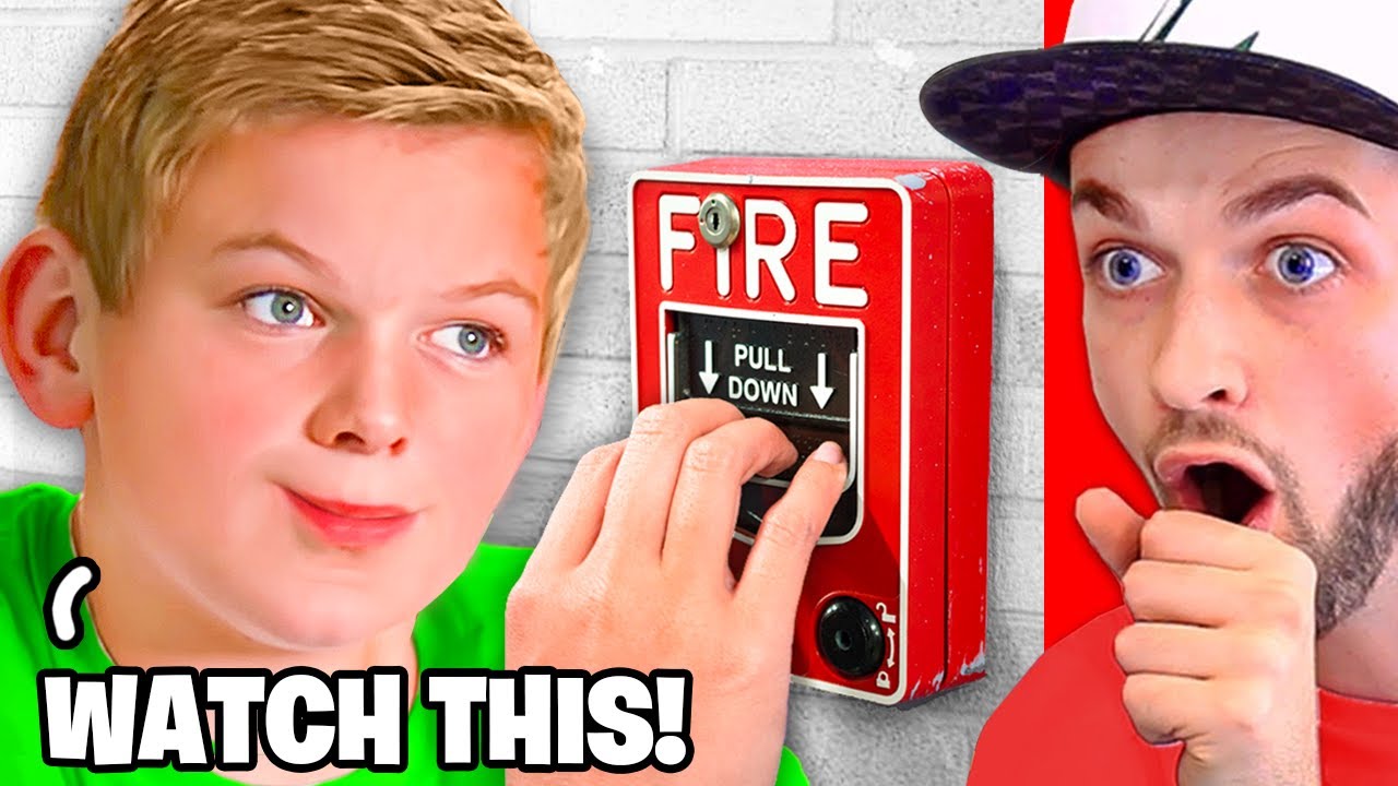 Kid *PULLS* Fire Alarm to SKIP SCHOOL! - YouTube