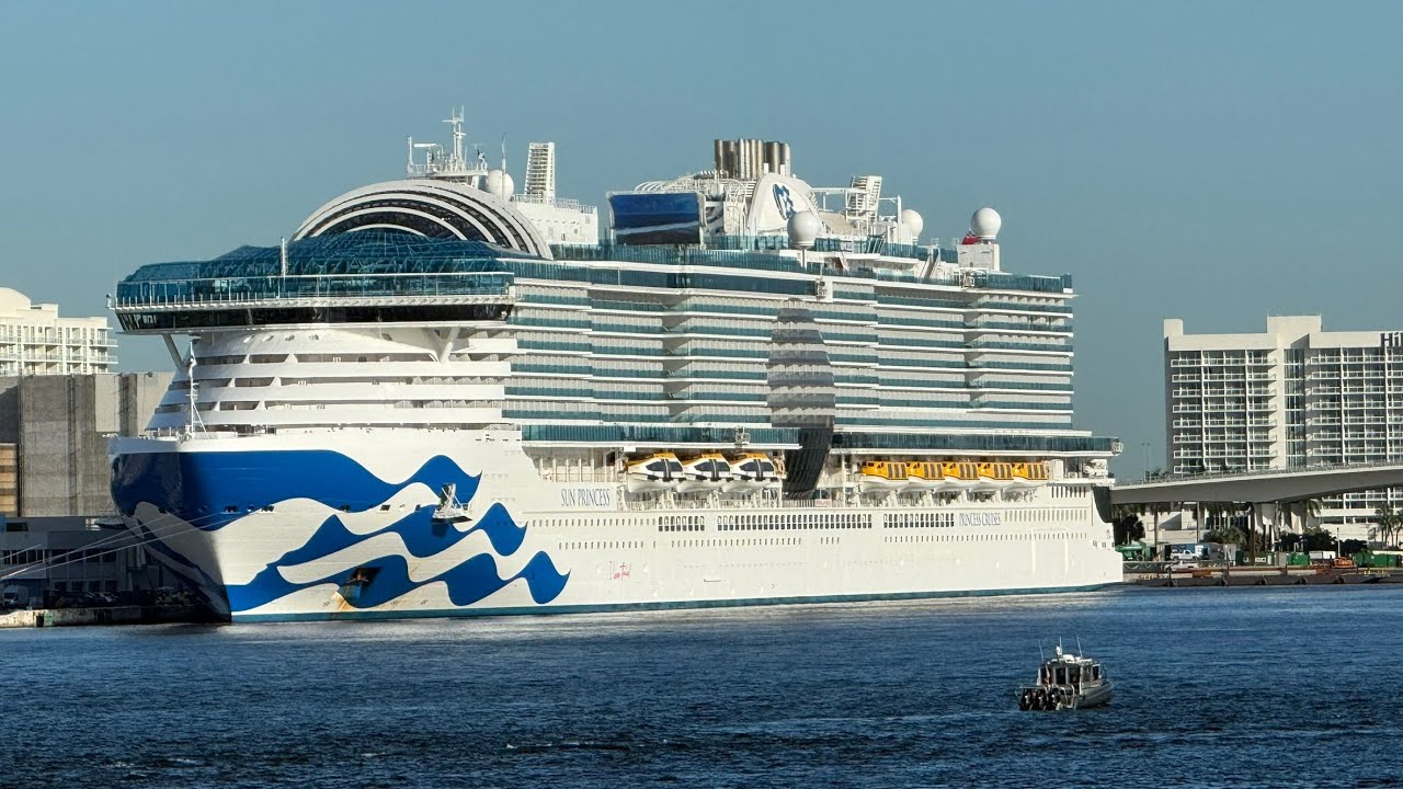 Sun Princess Inaugural Caribbean Embarkation | 4K HDR Binaural Audio ...
