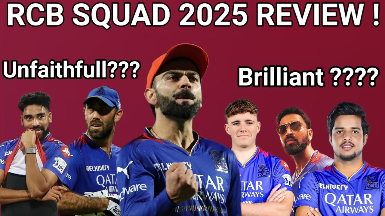 RCB Strongest Playing 11 For IPL 2025 |RCB Squad Analysis | rcb squad ...