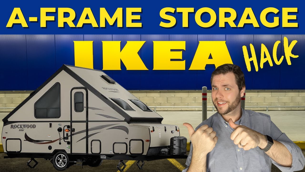 A-Frame Storage Ikea Hack - YouTube