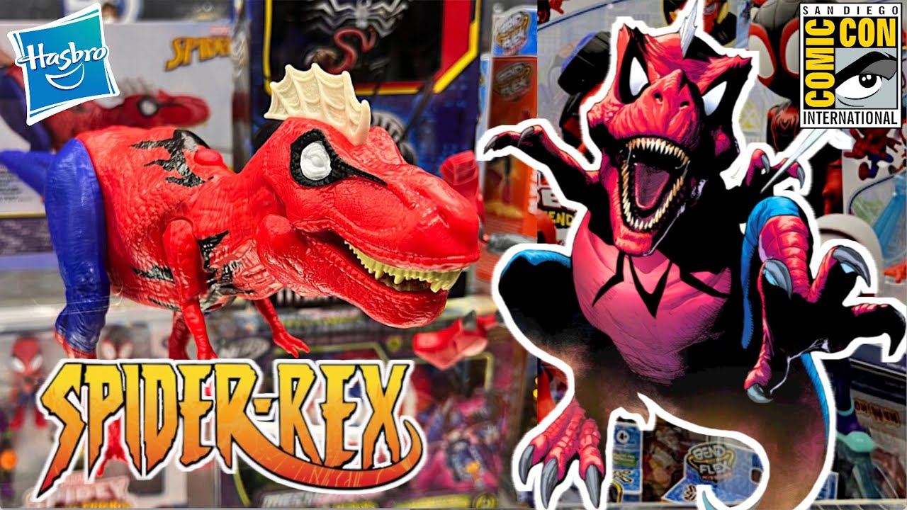 La Figura de 🕷 Spider-Rex 🦖 de Hasbro | Spider-Man como un T. Rex ...