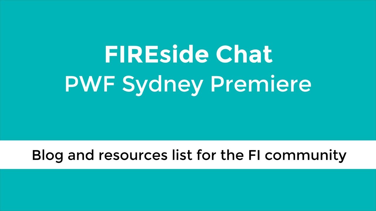 Blog resources list for the FI community - YouTube