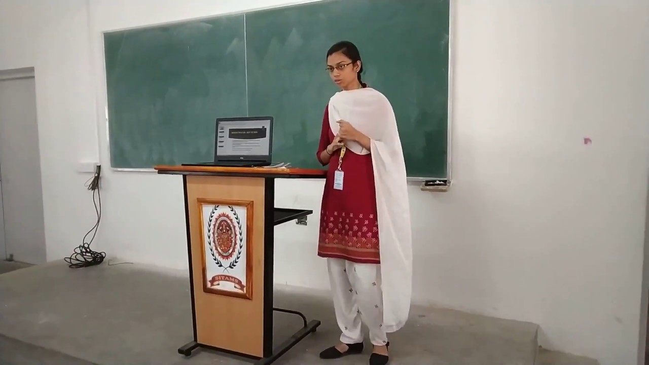 Presentation by MBA Students SITAMS - YouTube
