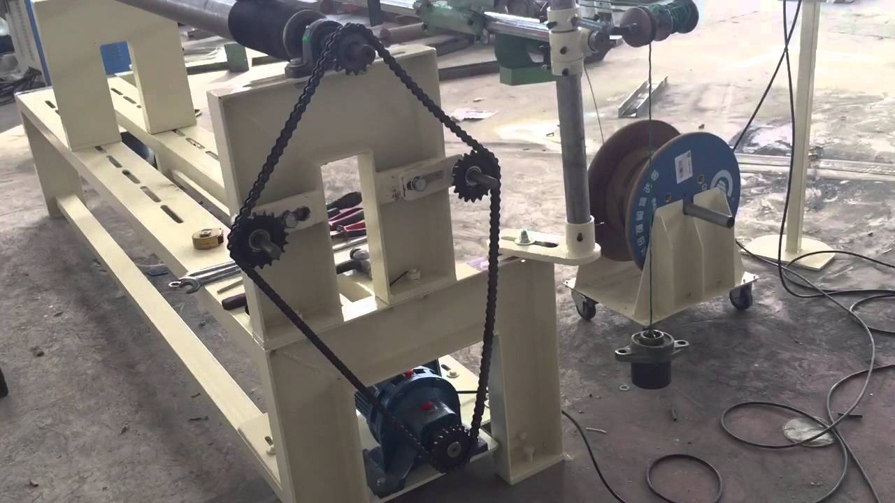 HFE metallic wire mounting machine---www.lxzhjx.com - YouTube