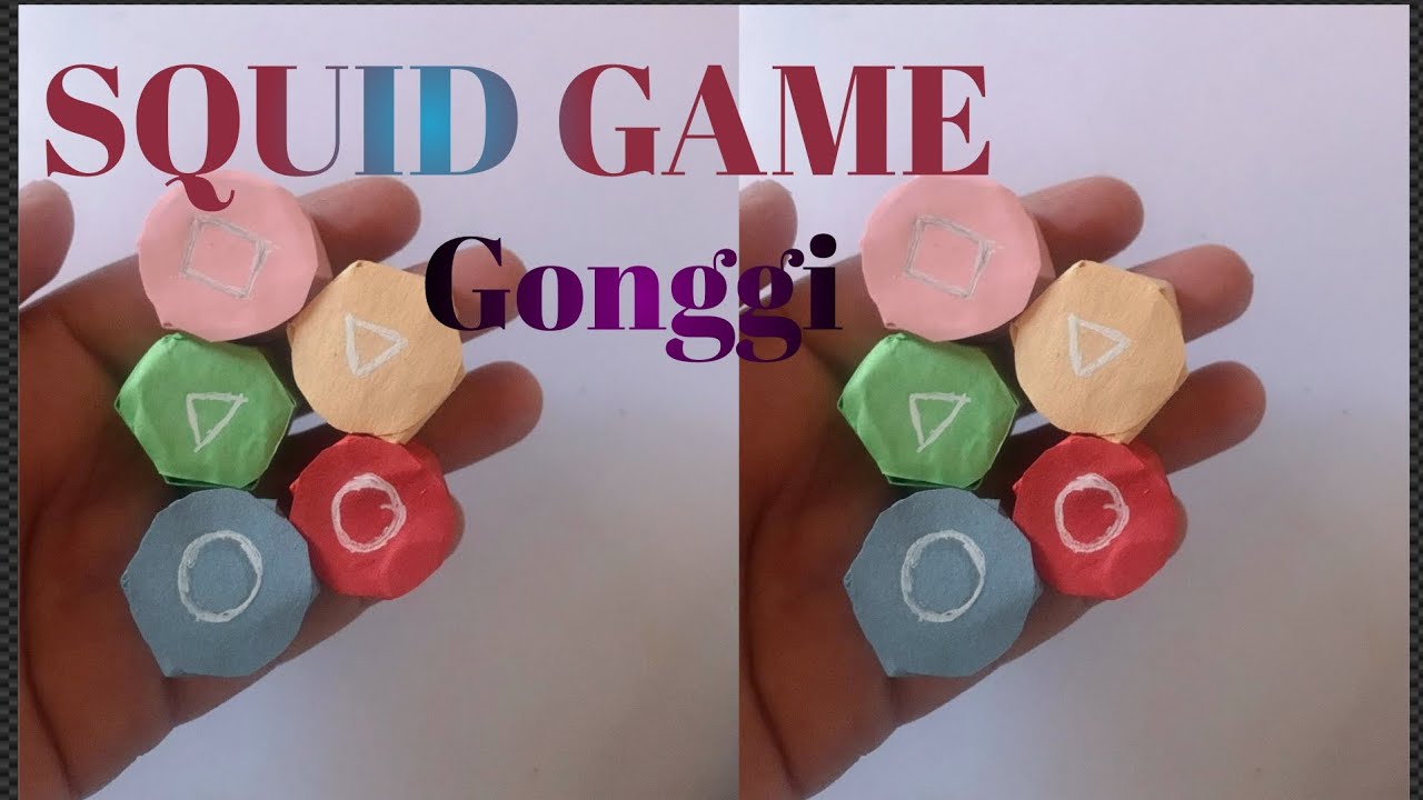 Squid Game Gonggi - How to make origami Gonggi - Tutorial | Squid Game ...