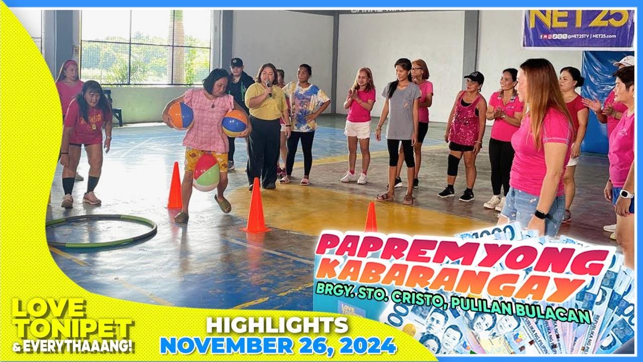 BANGON NA BRGY. STO. CRISTO, PARA SA PALARONG KABARANGAY! - YouTube