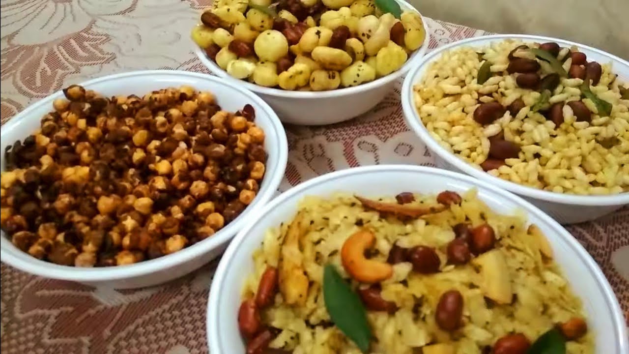 झटपट बनाइए ये चार डाइट नमकीन | 4 Types of Diet Namkeen - YouTube