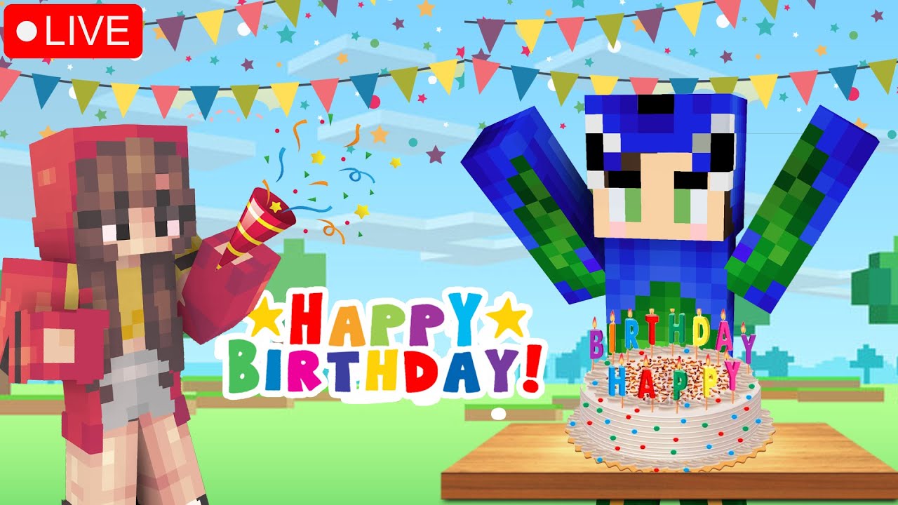🔴 Birthday Stream & One Block Minecraft 🥳| Ayush More ft. Ekta More ...