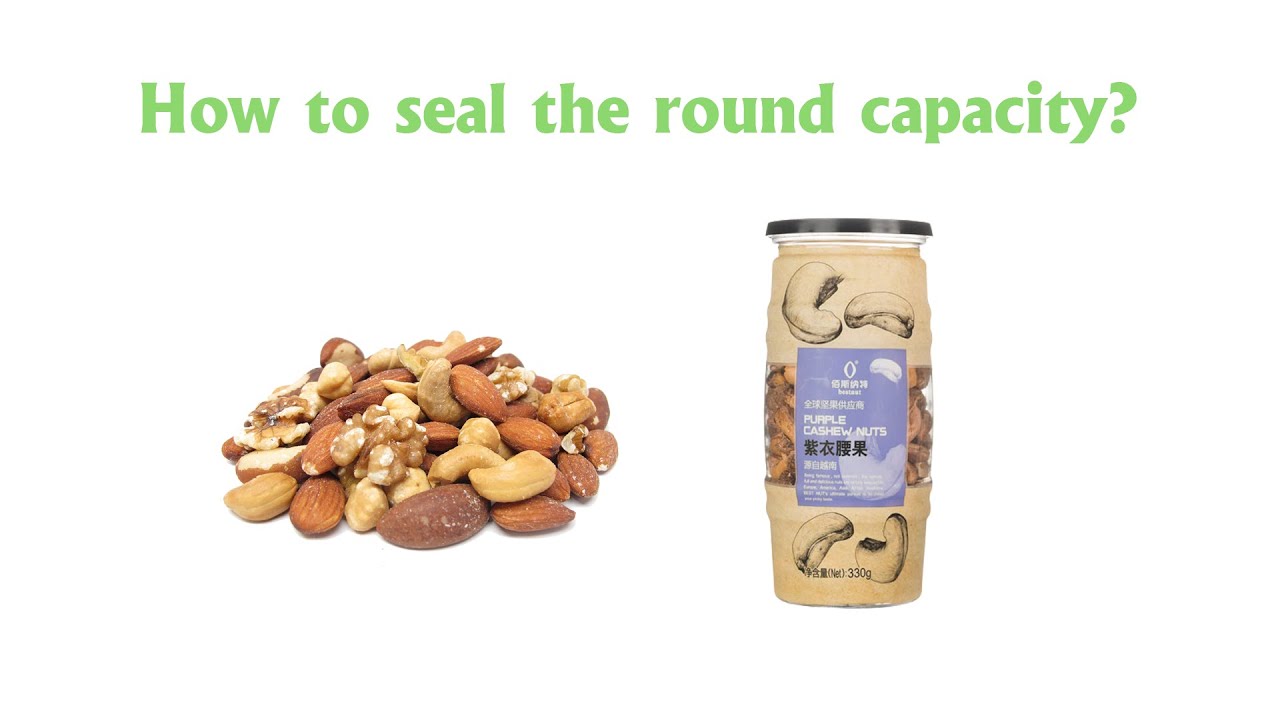 Nuts plastic jar packing line, Dry fruit can filling equipment, Granule ...