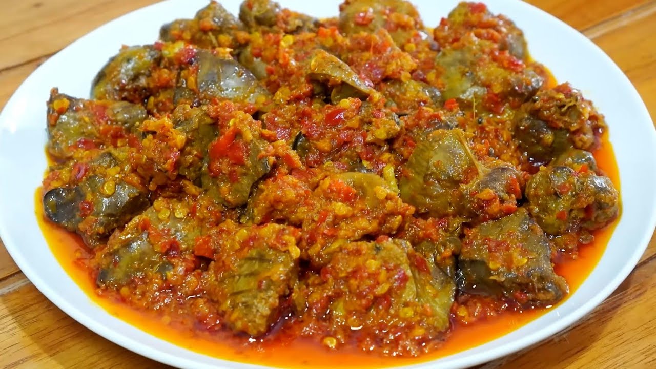 KAMU AKAN KETAGIHAN SETELAH MENCOBA RESEP INI!! TUMIS ATI AMPELA PEDAS ...