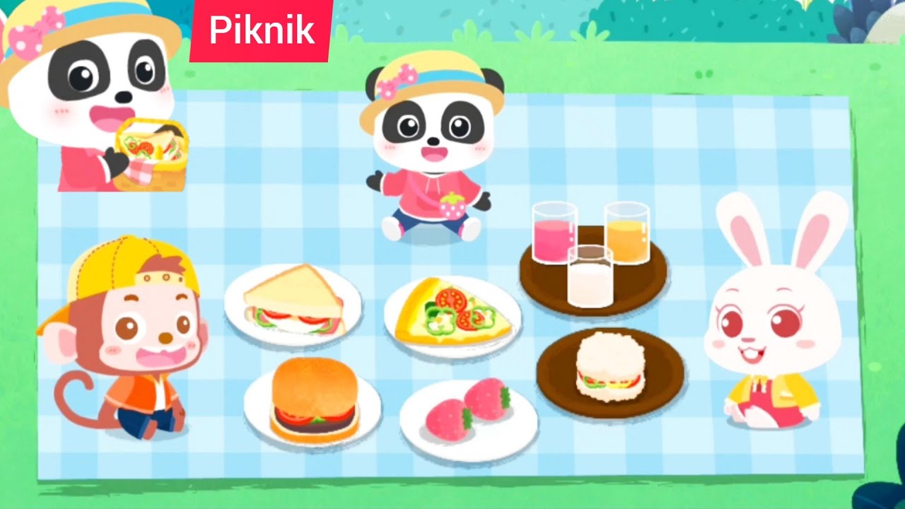 Piknik Di Musim Semi, Game Baby Bus - YouTube