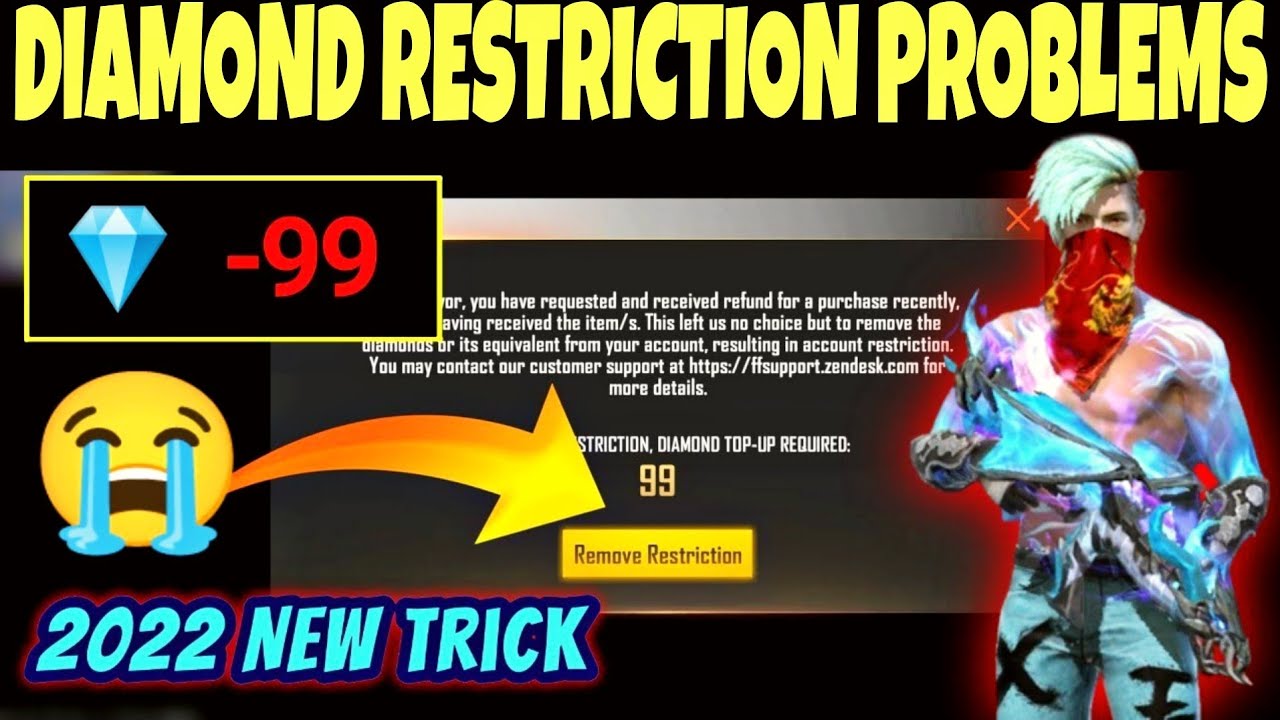 Diamond Restriction In Free Fire😡Free Fire Diamond Hack 2022 - YouTube