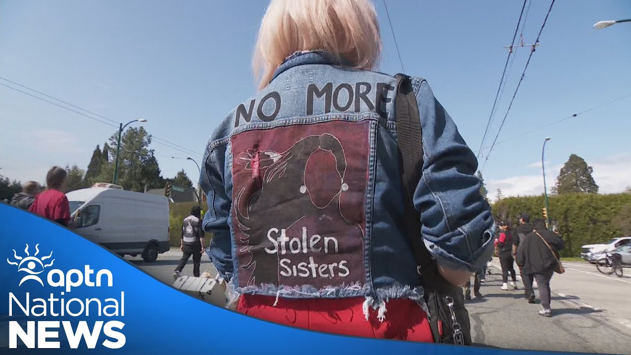 Memorial walk held in Vancouver for Chelsea Poorman | APTN News - YouTube