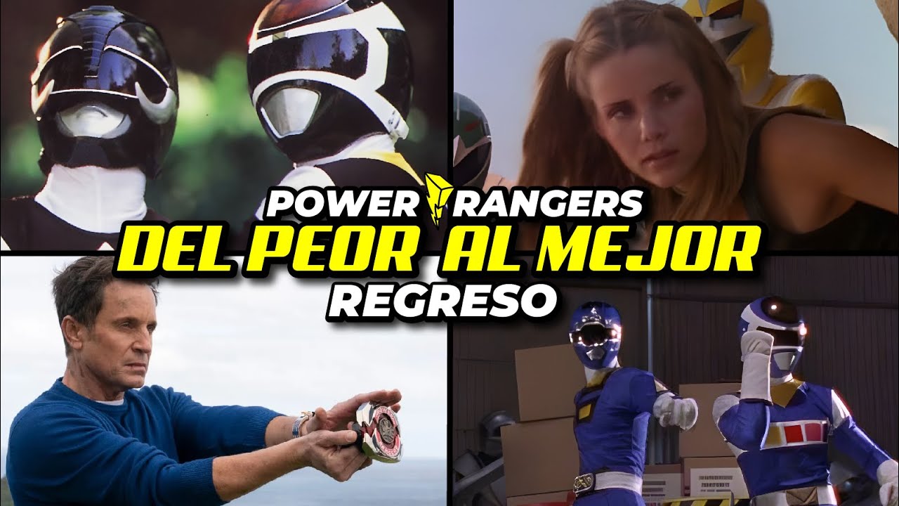 ⚡ POWER RANGERS: del PEOR al MEJOR REGRESO INDIVIDUAL ⚡ | Armando R ...