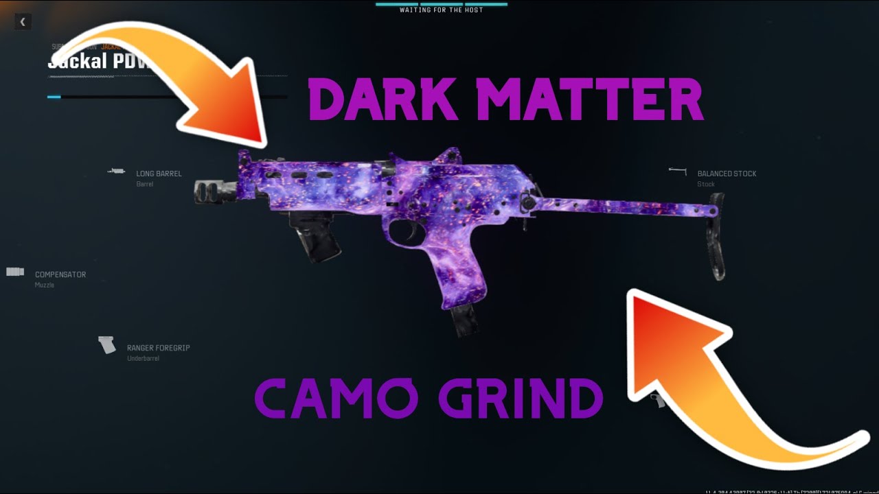 Black Ops 6 Dark Matter Camo Grind Pt 1 Jakal PDW - YouTube