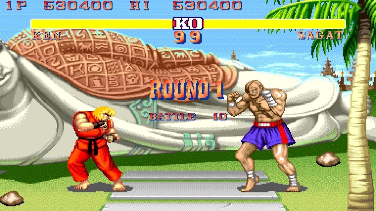 Street Fighter 2 Ken Kick Challenge - YouTube