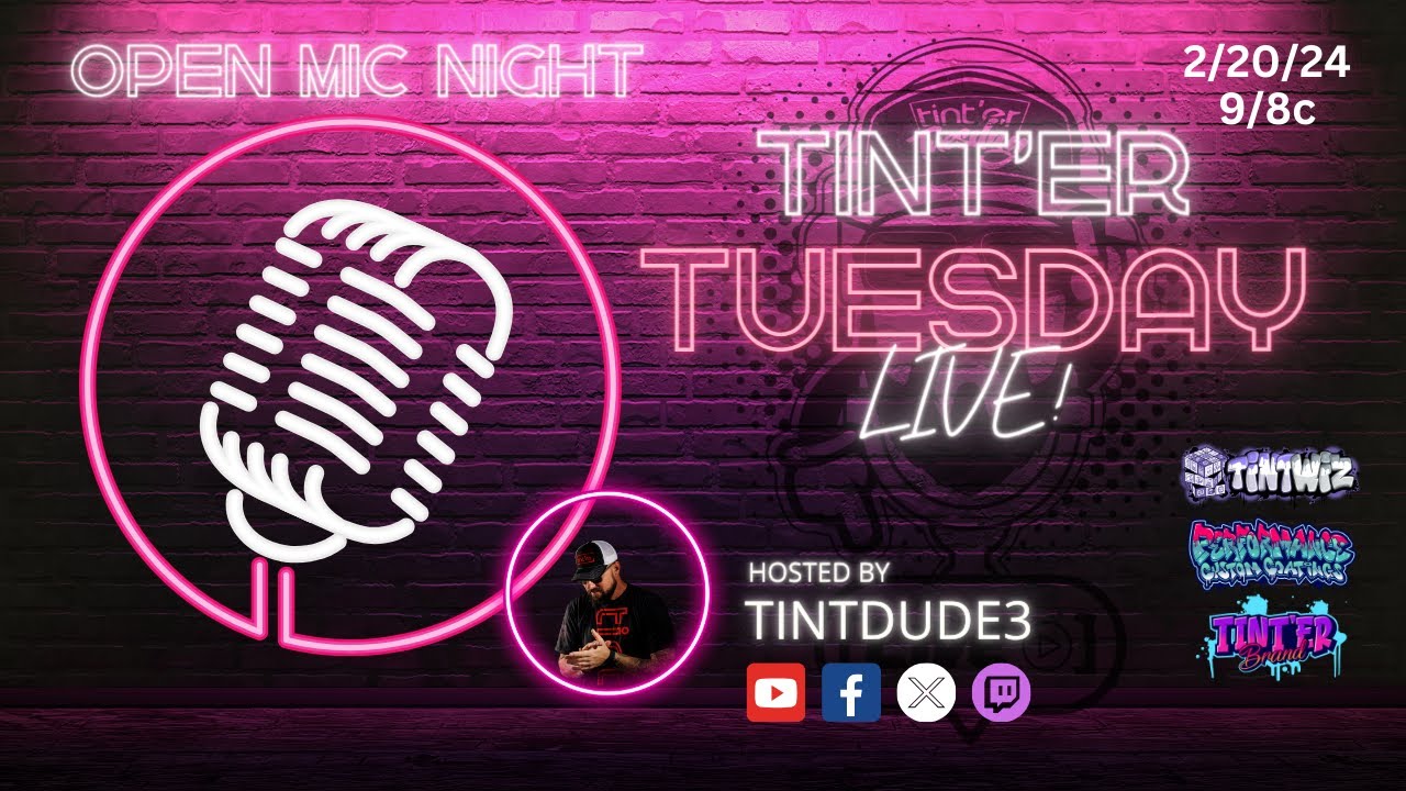 Tint'er Tuesday LIVE! - Open Mic Night - YouTube