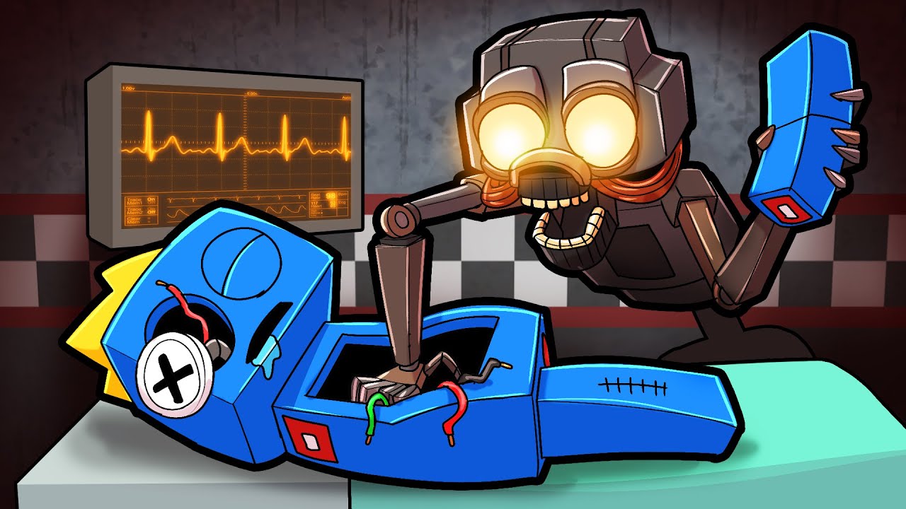 BLUE RAINBOW FRIENDS ANIMATRONIC!? - YouTube