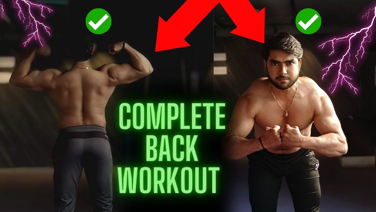 Top 6 Back Workout For Size gain | Back Workout Vlog | Akash Dedha ...