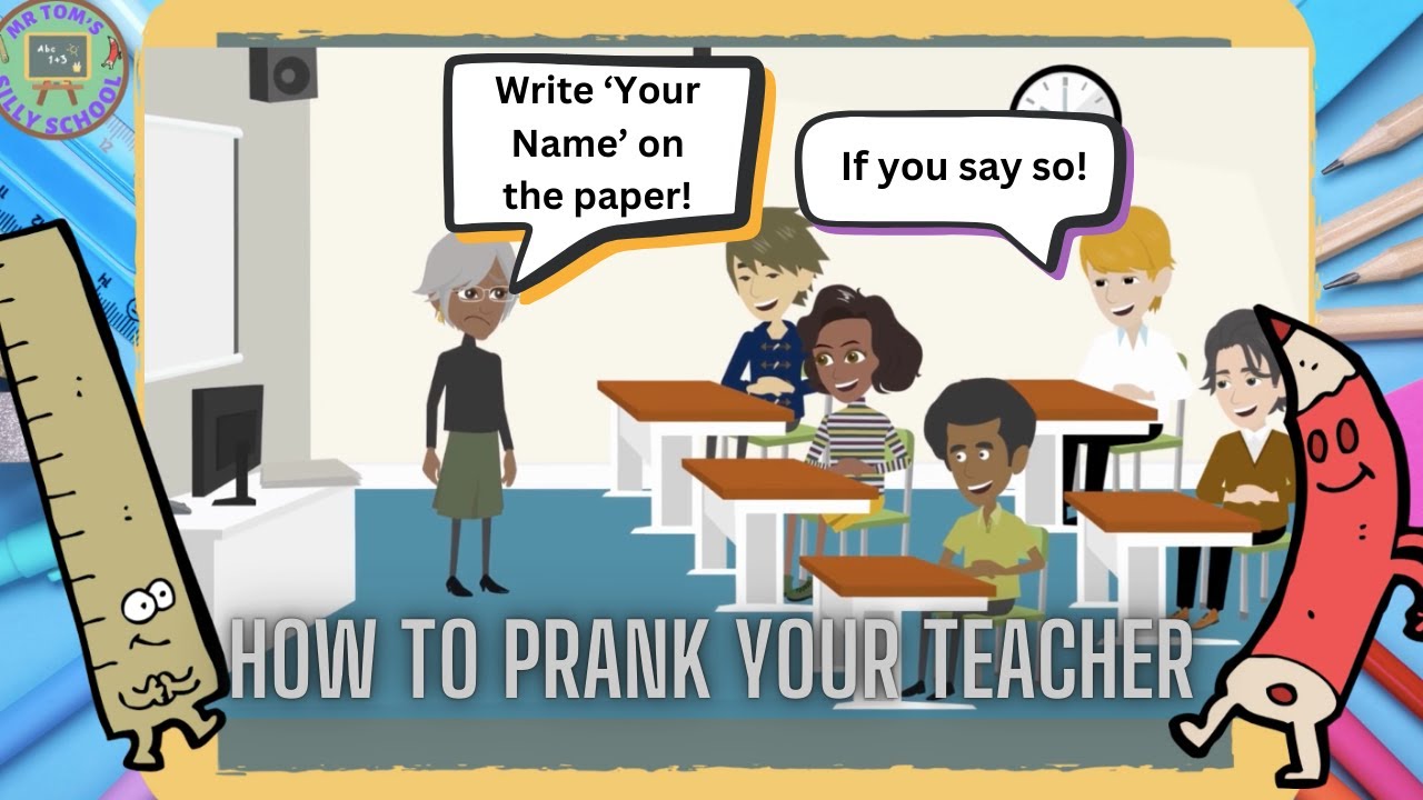 How to Prank Your Teacher - A Silly Read Aloud Poem for Kids! - YouTube