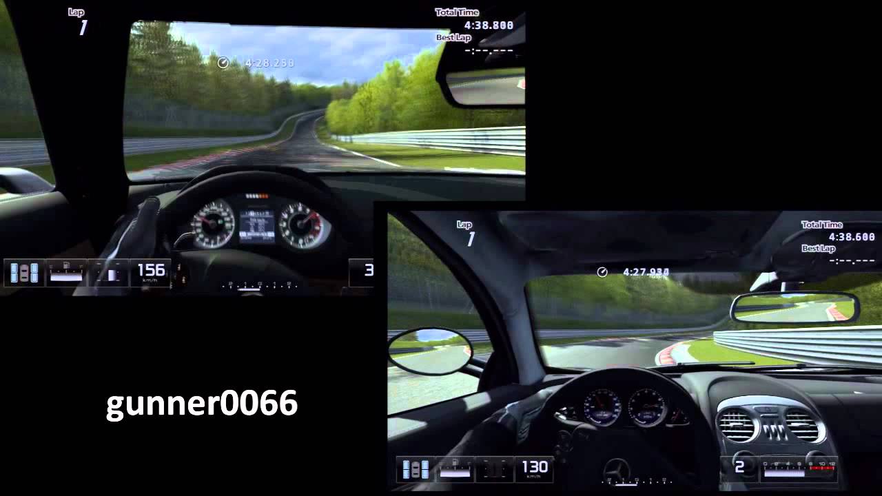 Mercedes-Benz SLS AMG vs. Mercedes-Benz SLR McLaren, Nürburgring ...