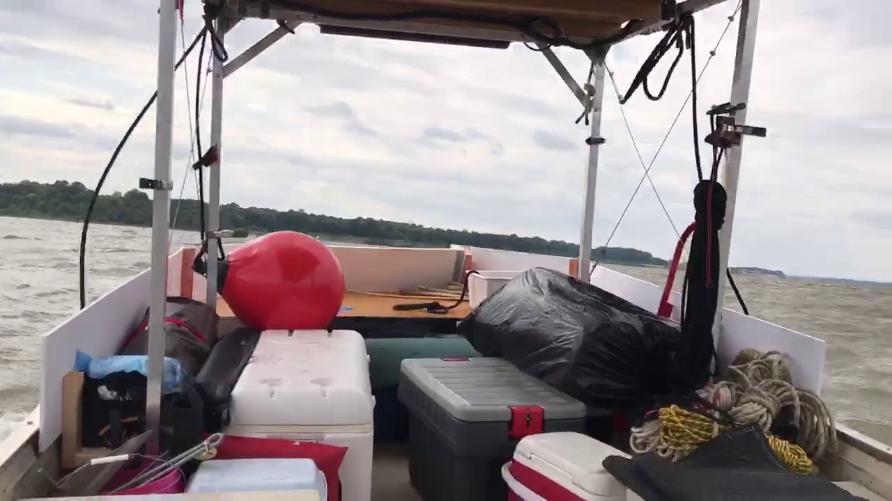 Marc Phelps - River Record Adventure Day 7. Rough water on the Ohio ...