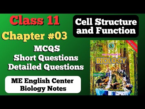 Class 11 Biology Chapter 3 - Cell Structure and Function - All Exercise Questions Solved - YouTube