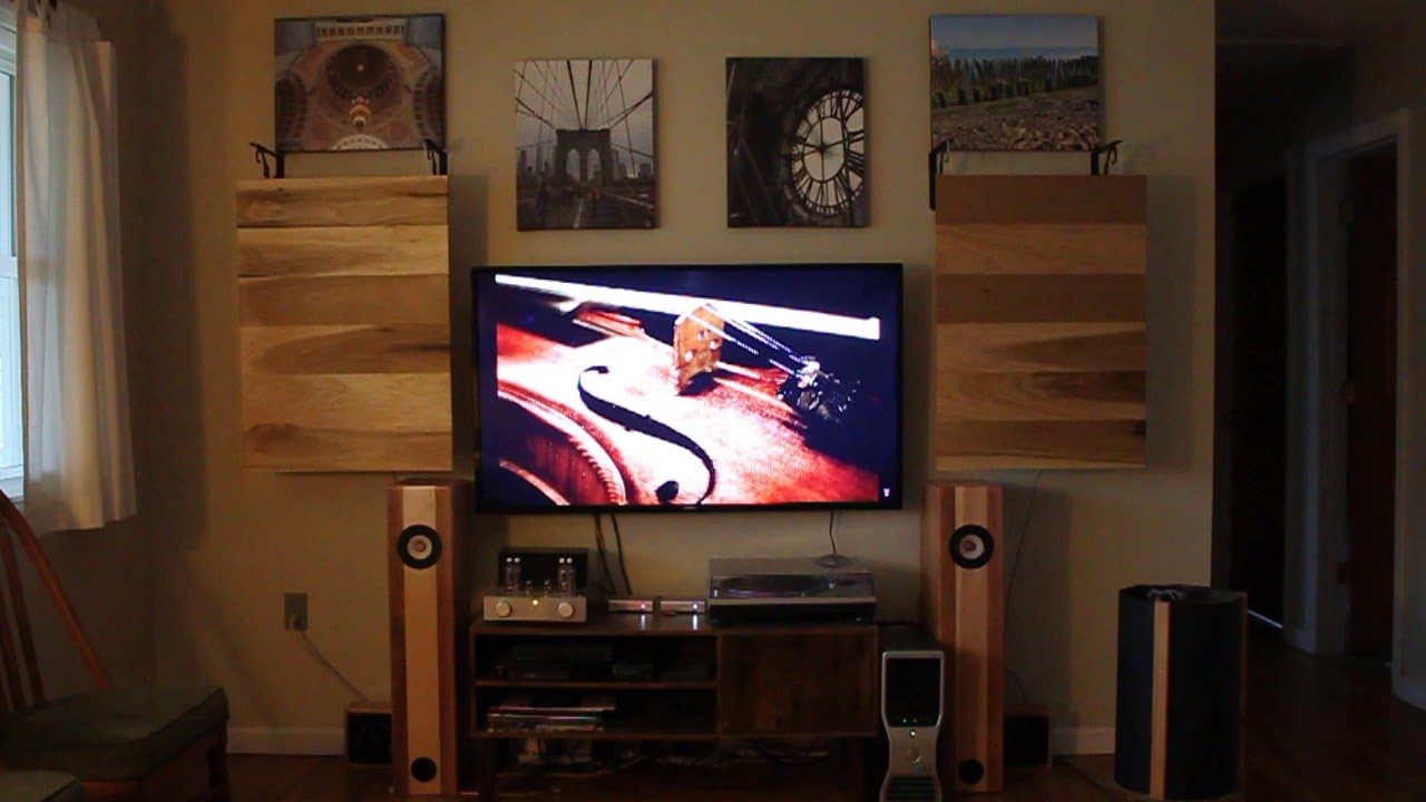 Distributed mode loudspeakers demonstration - YouTube