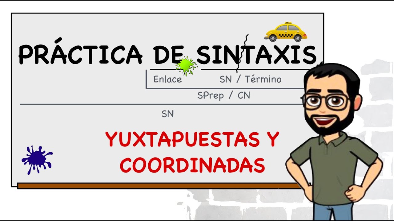 Yuxtapuestas y coordinadas (cuaderno de análisis sintáctico) - YouTube