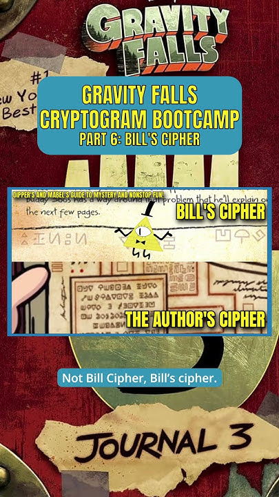 Gravity Falls Cryptogram Bootcamp Part 6: Bill's Cipher - YouTube
