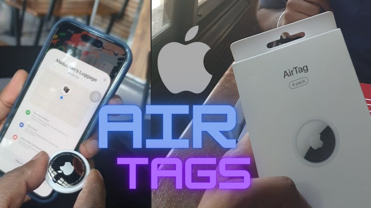 Apple - Air Tags (4 Packs) Unboxing - YouTube