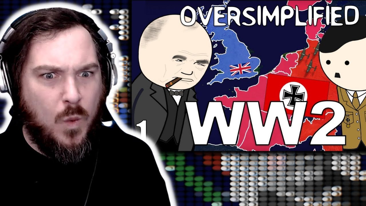 World War II - ANGRY Mustache Model!! WW2 - OverSimplified (Part 1 ...