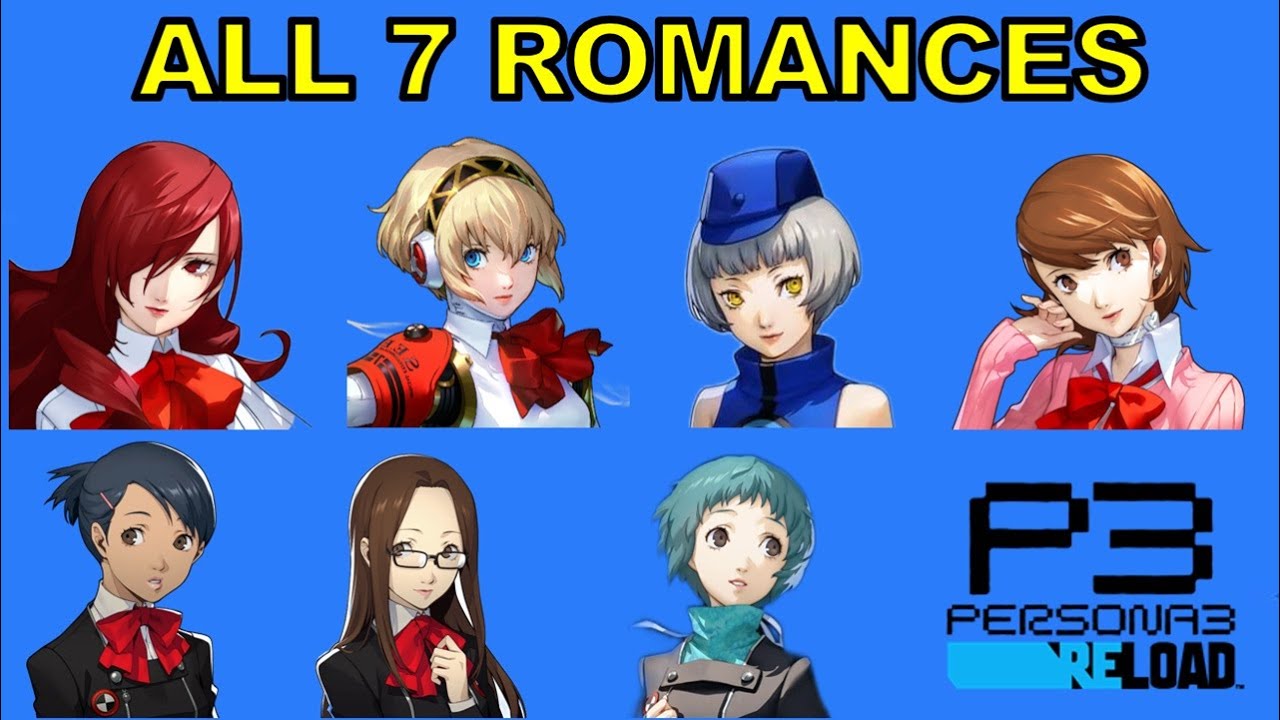Persona 3 Reload: All Romance Scenes (Mitsuru, Yukari, Aigis, Elizabeth ...