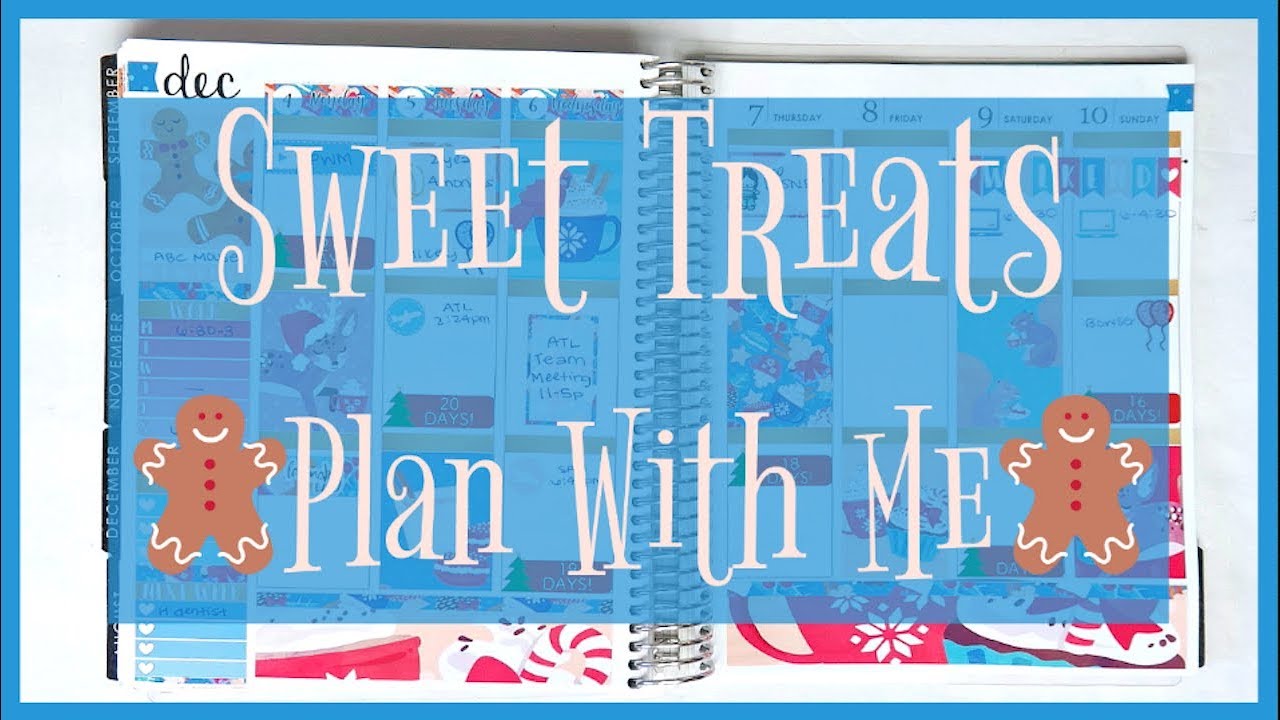 Plan With Me! Sweet Treats FREE printable! | BeaYOUtiful Planning - YouTube