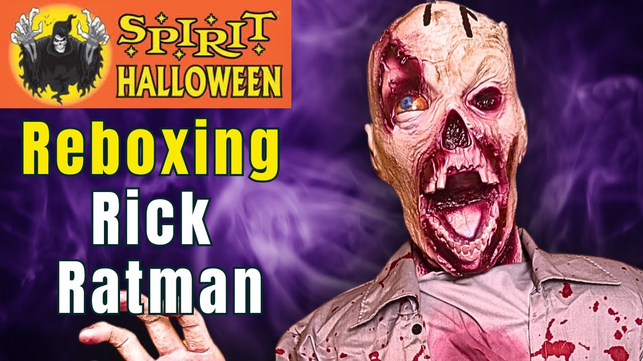 Rick Ratman Animatronic Reboxing Spirit Halloween 2024 - YouTube