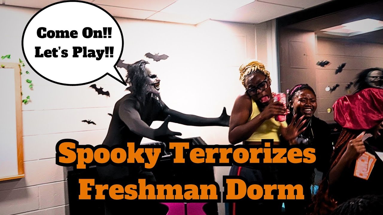 Spooky Terrorizes Freshman Dorm!!! No One Was Safe!! | College ...