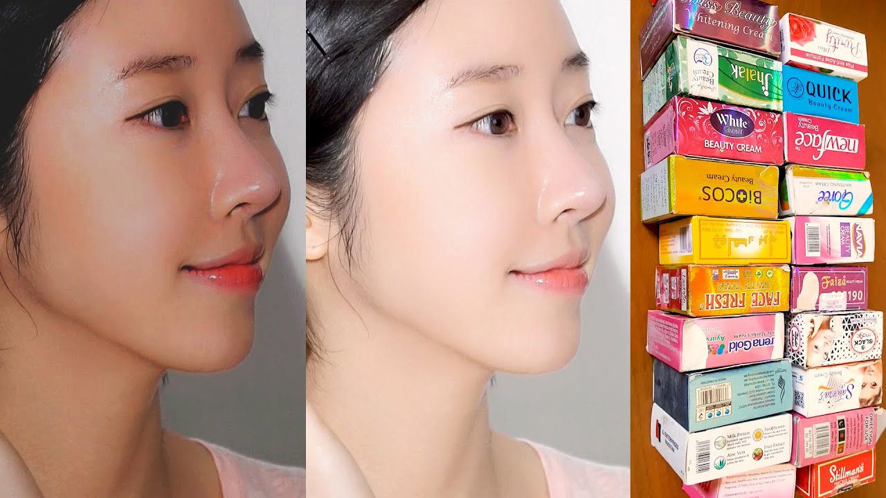 20 Fast Skin Whitening Creams - YouTube
