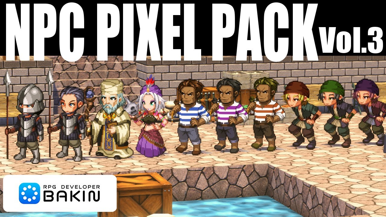 NPC PIXEL PACK Vol.3 - YouTube
