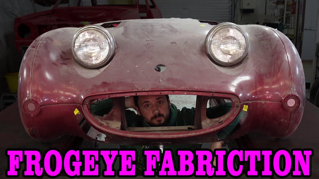 Tricky Fabrication on a Frogeye Sprite Front End - YouTube