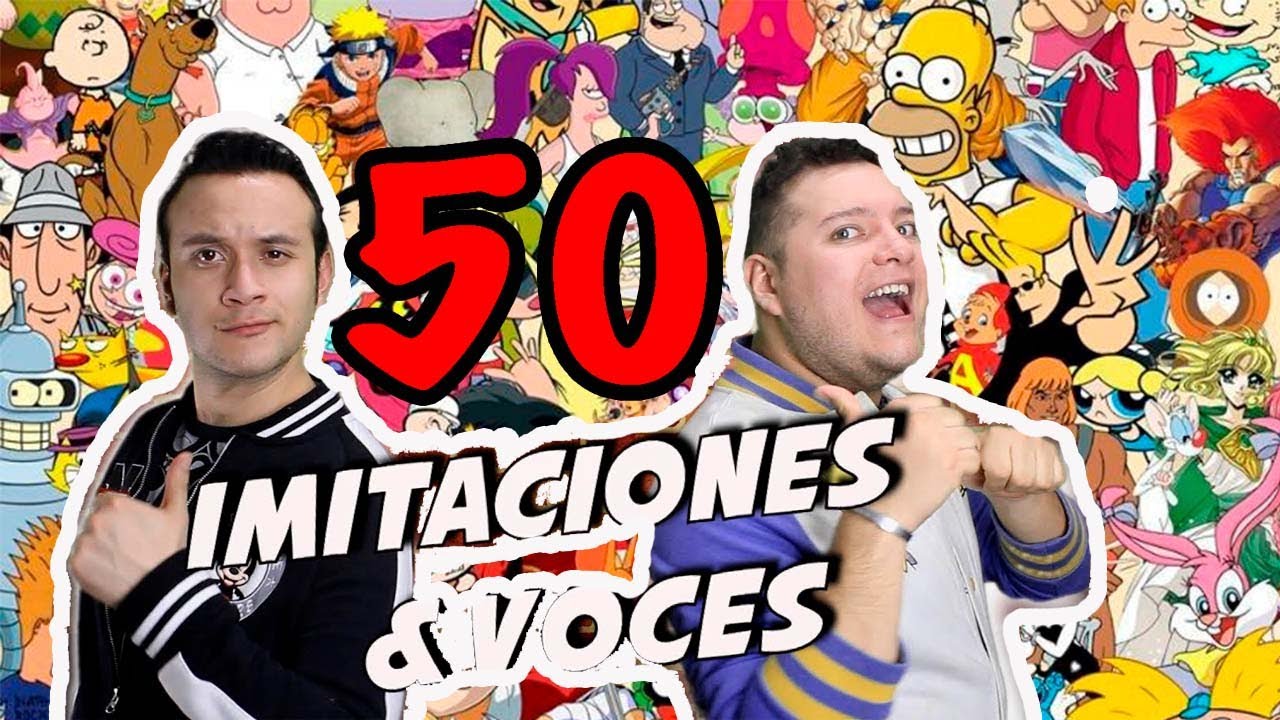LOS MEJORES IMITADORES DE DIBUJOS ANIMADOS - YouTube